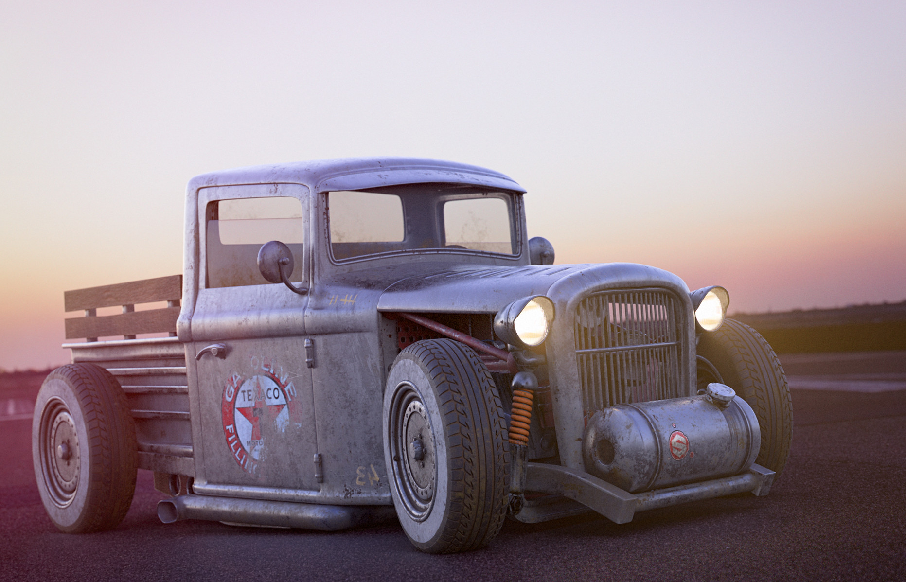ArtStation - ford 28 truck hot rod for a live presentation @ the gnomon ...