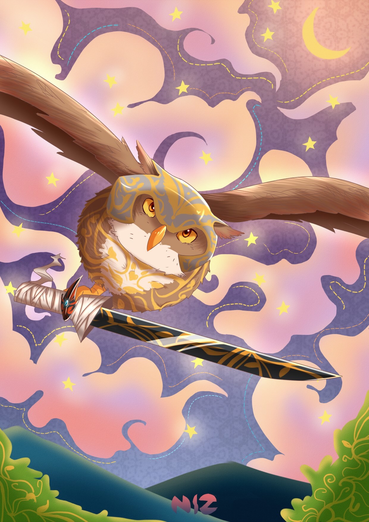 ArtStation - Swordsman of Owl
