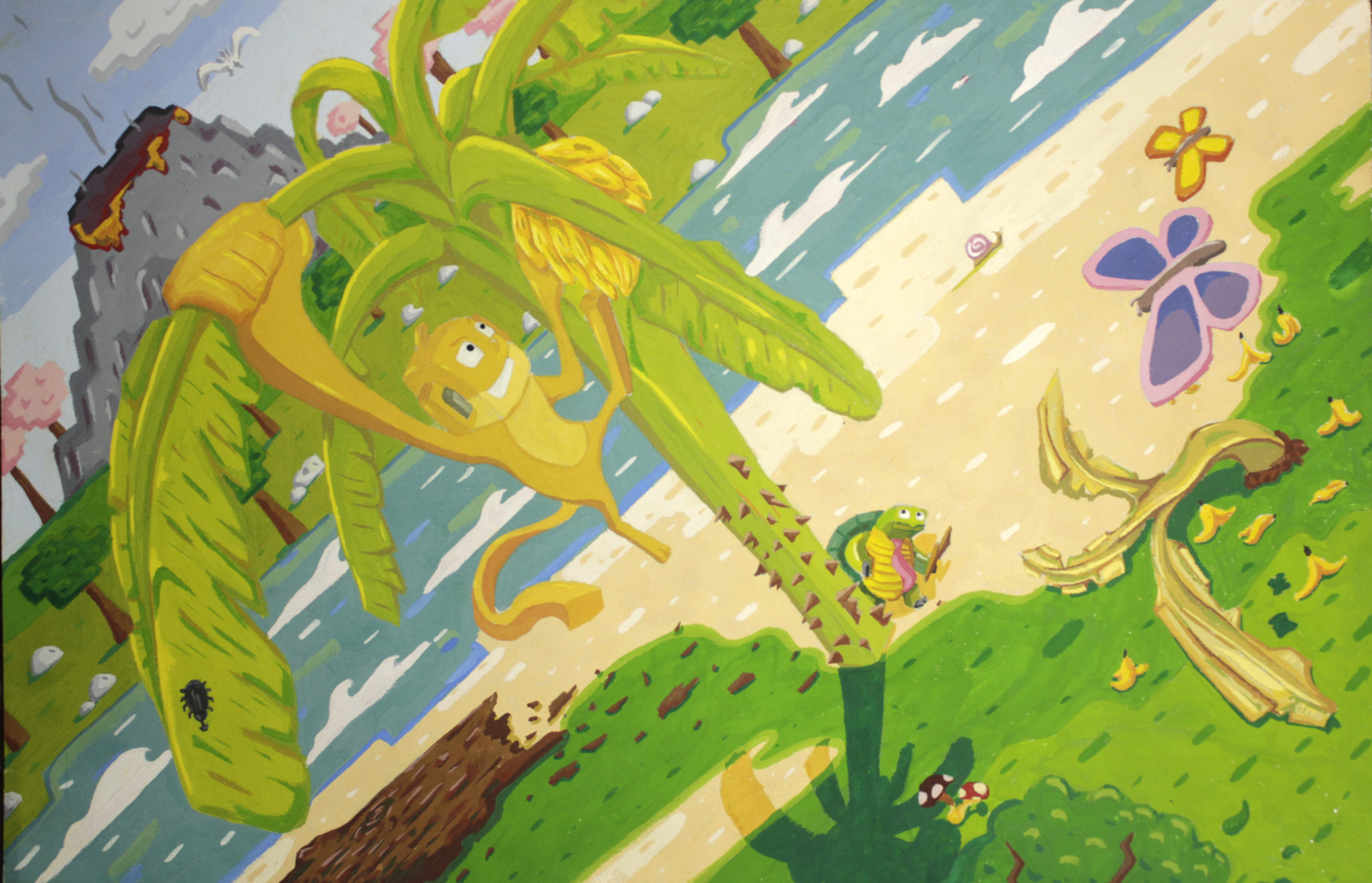 ArtStation - Ang Unggoy at Pagong