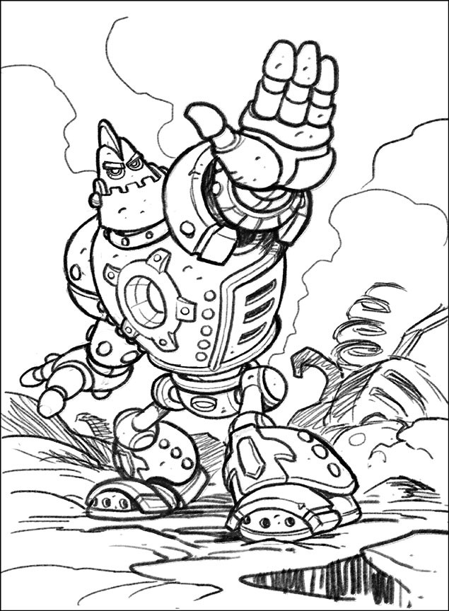skylander coloring pages bouncer