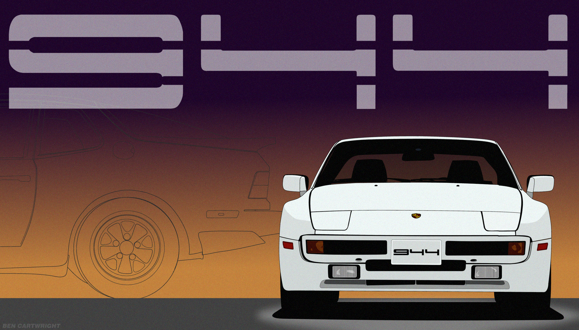ArtStation - Porsche 944