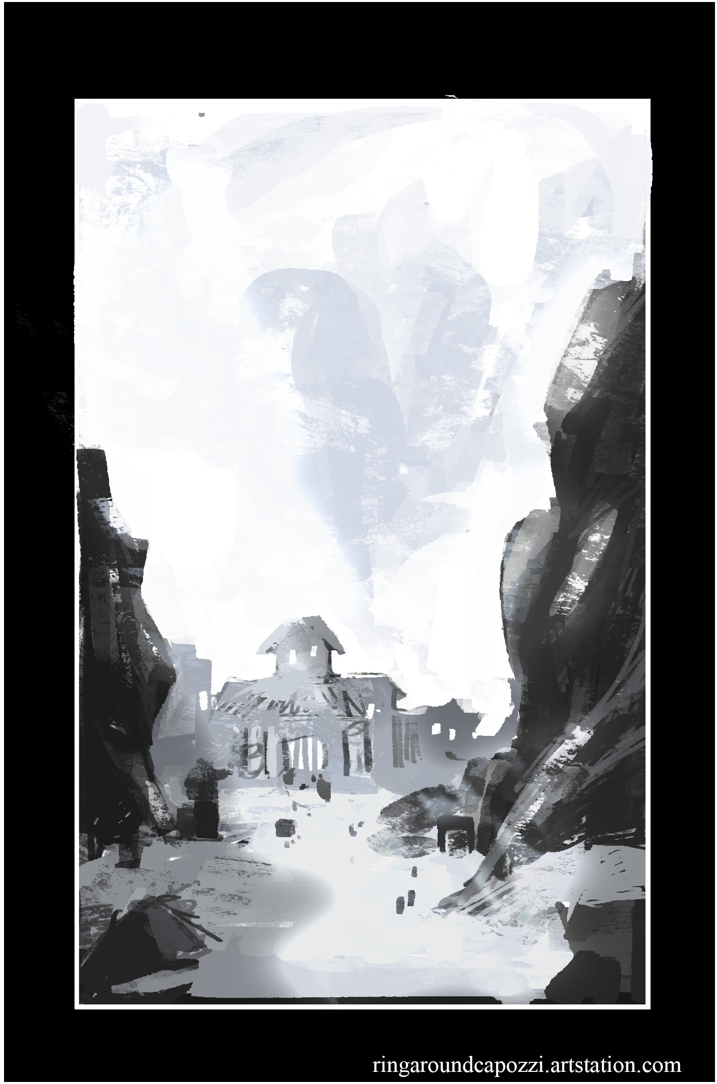 ArtStation - sketching environment : Merchant City