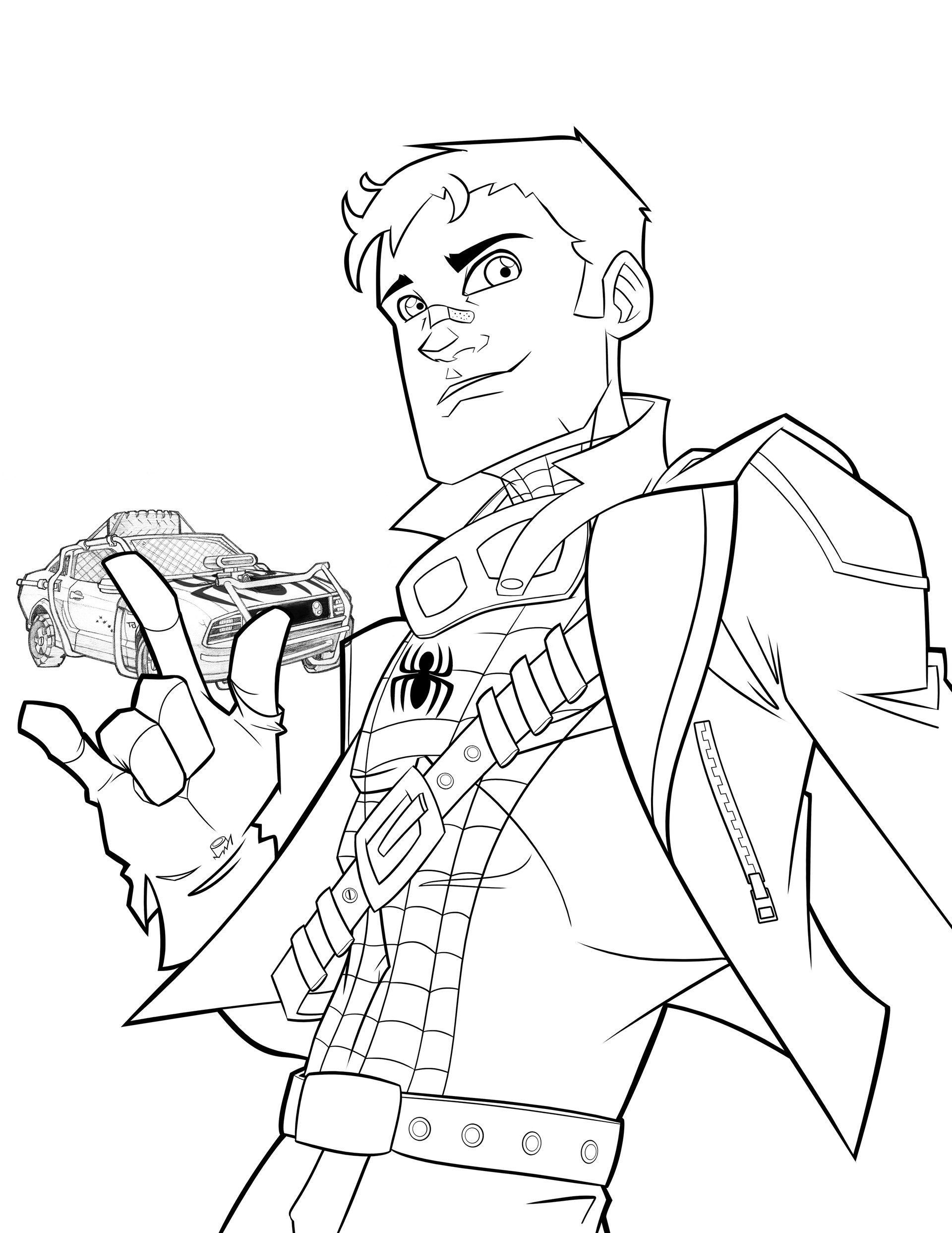 how to draw fallen love ranger