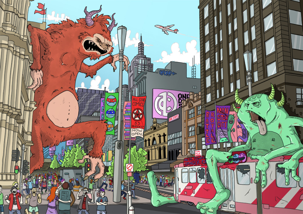 ArtStation - Monster City