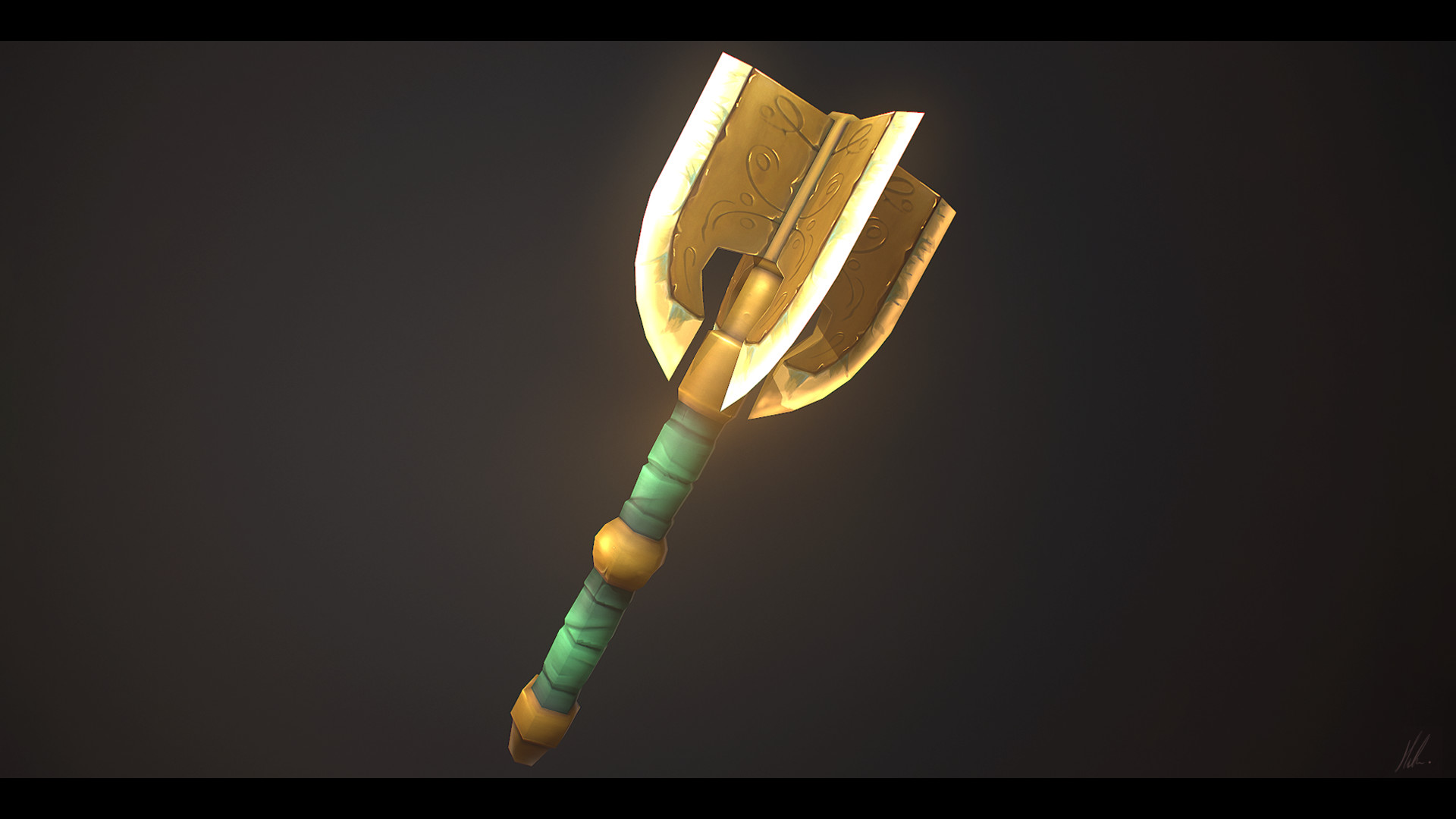 ArtStation - Mace of the Dwarf Lord.