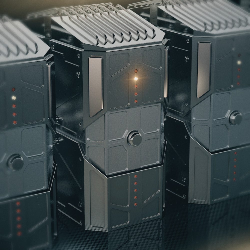ArtStation - abstract tech render