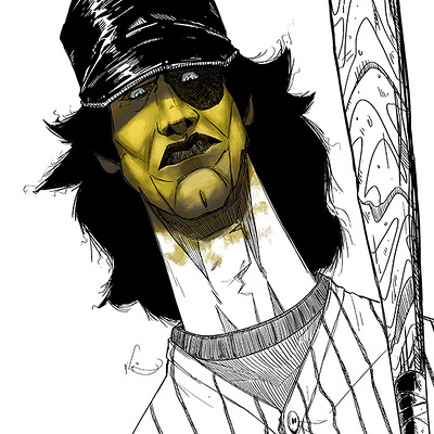 The Warriors Baseball Furies Drawing
