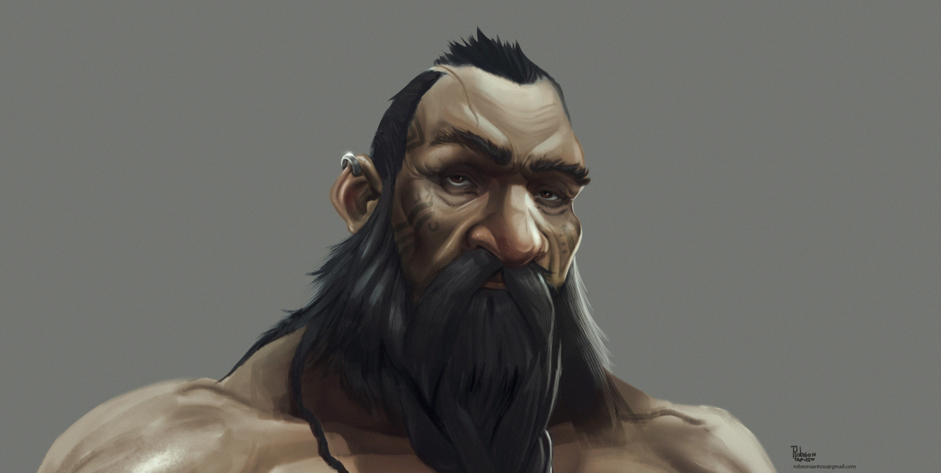 ArtStation - Dwarf warrior