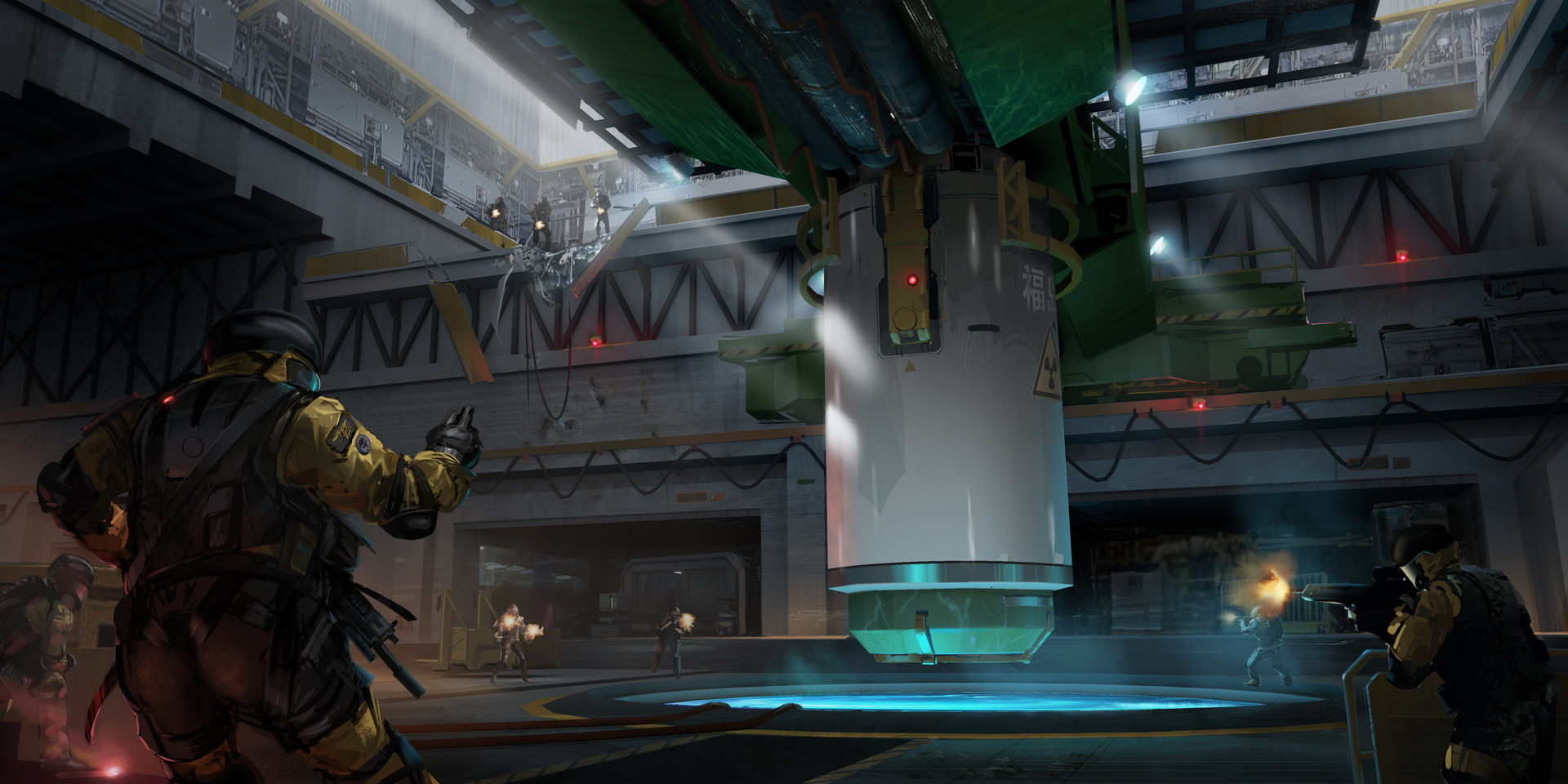 ArtStation - Nuclear power plant interior