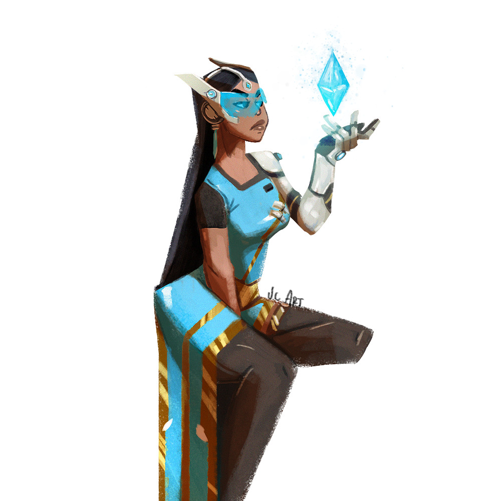 ArtStation - Symmetra & Mercy