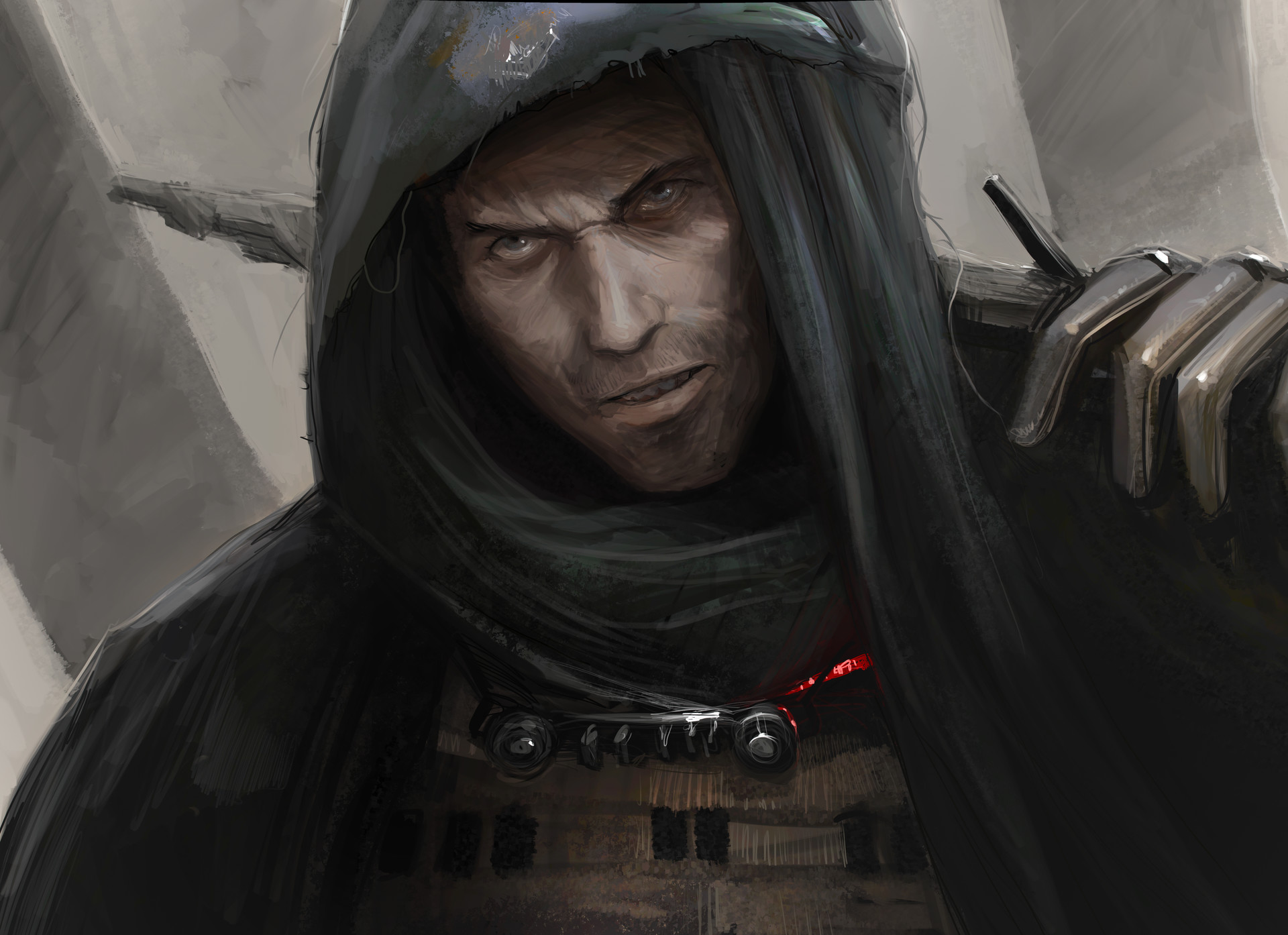 ArtStation - Studying - Ghost Sniper