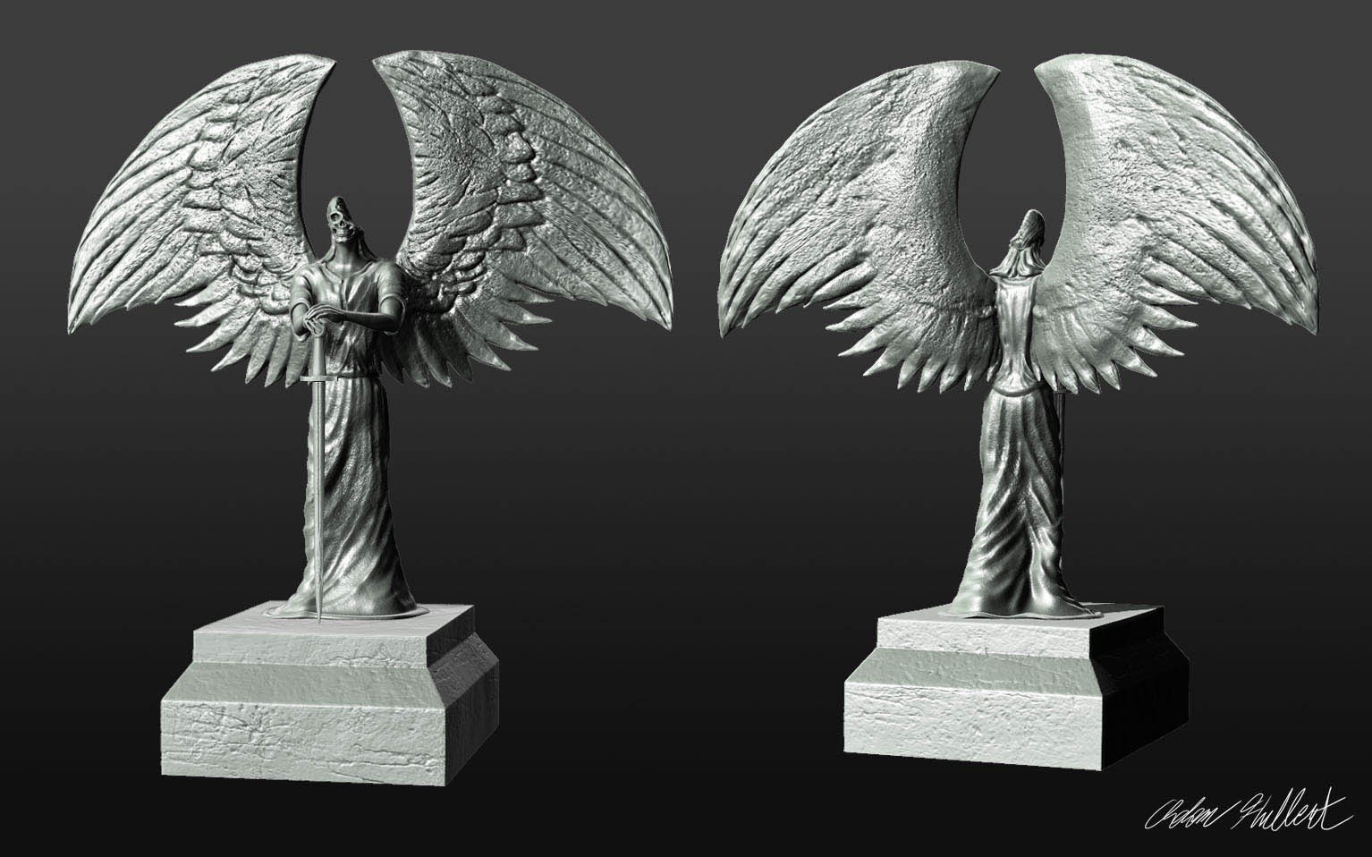 ArtStation - Hellmouth (2014) graveyard assets