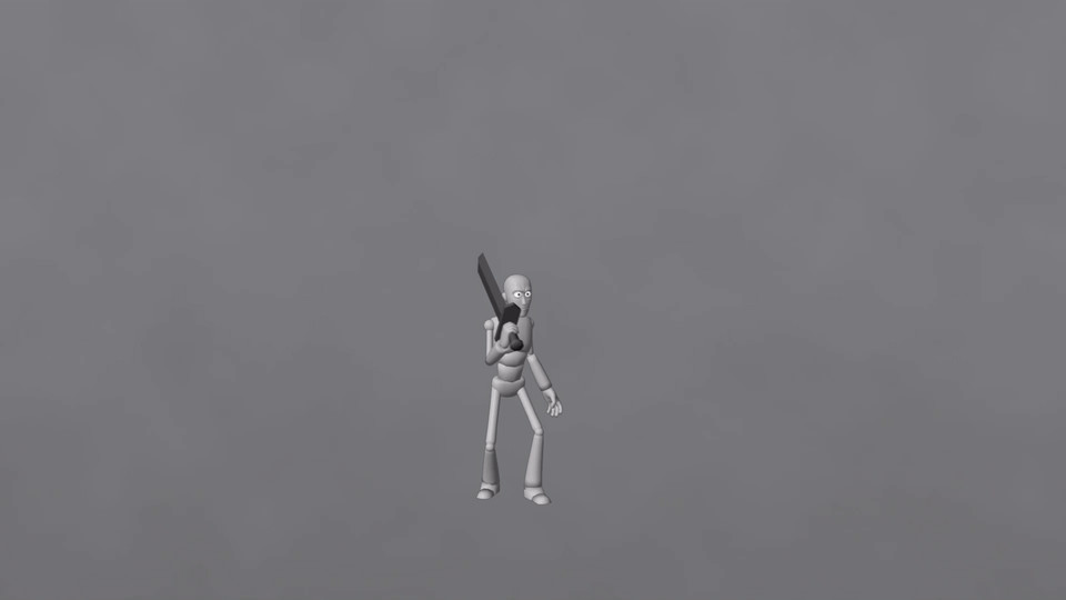 ArtStation - Jumping Attack Animation