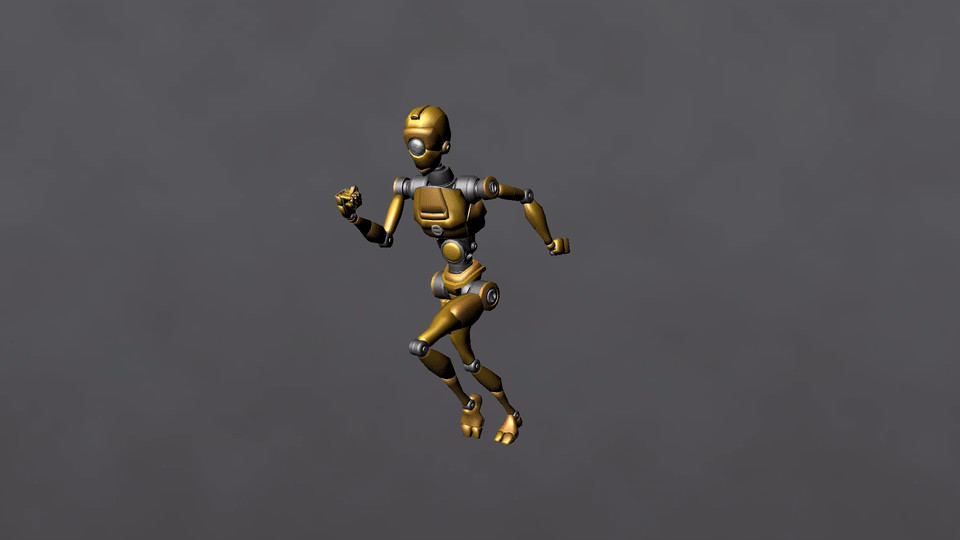 ArtStation - Robot Running Animations