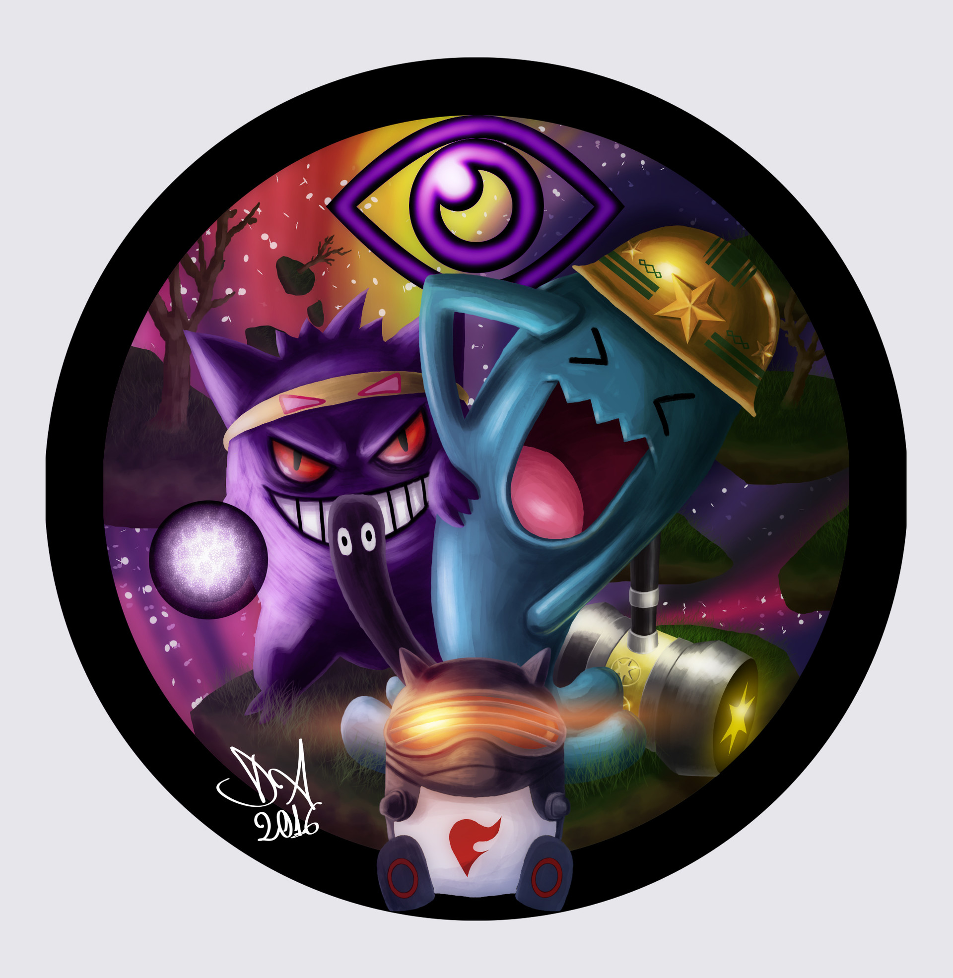 ArtStation - Team Gengar Wobbuffet