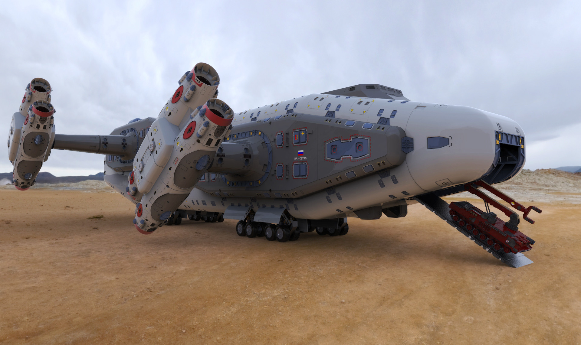 ArtStation - Transport aircraft