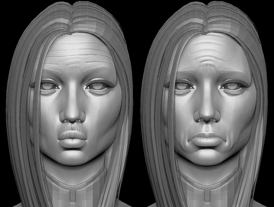 Boyd Lake - Megan Facial Expression Sheet