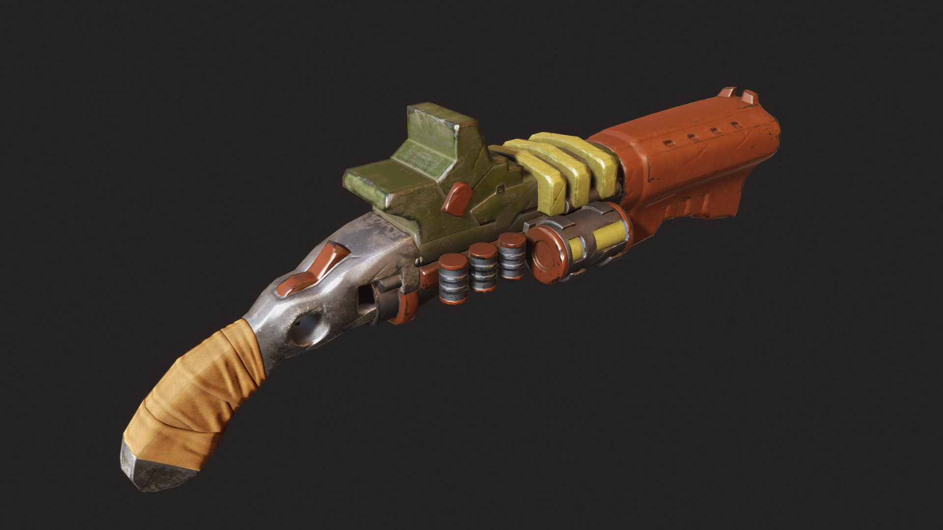 ArtStation - Stylized Gun