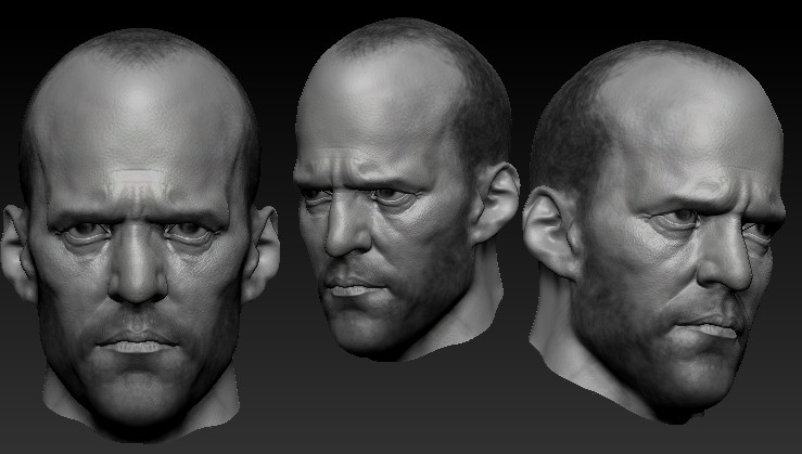 Ed Delos Reyes - Jason Statham portrait study