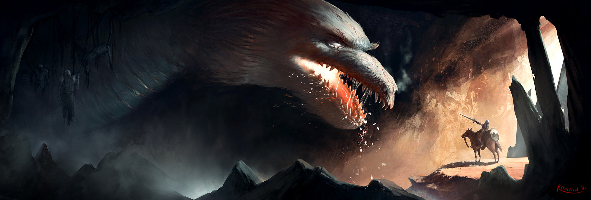 ArtStation - One eye dragon