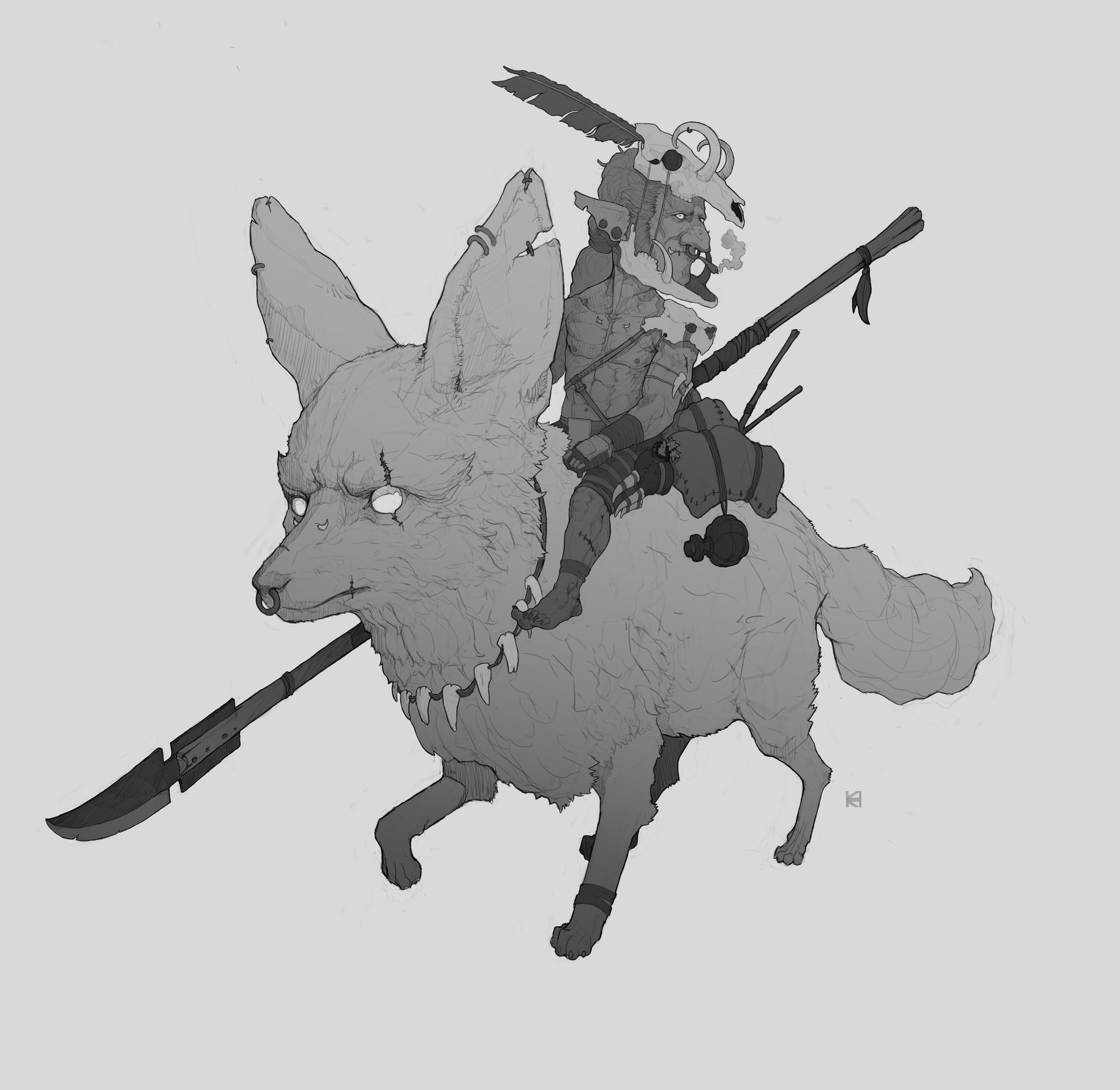 Kaj Hagström - Goblin rider