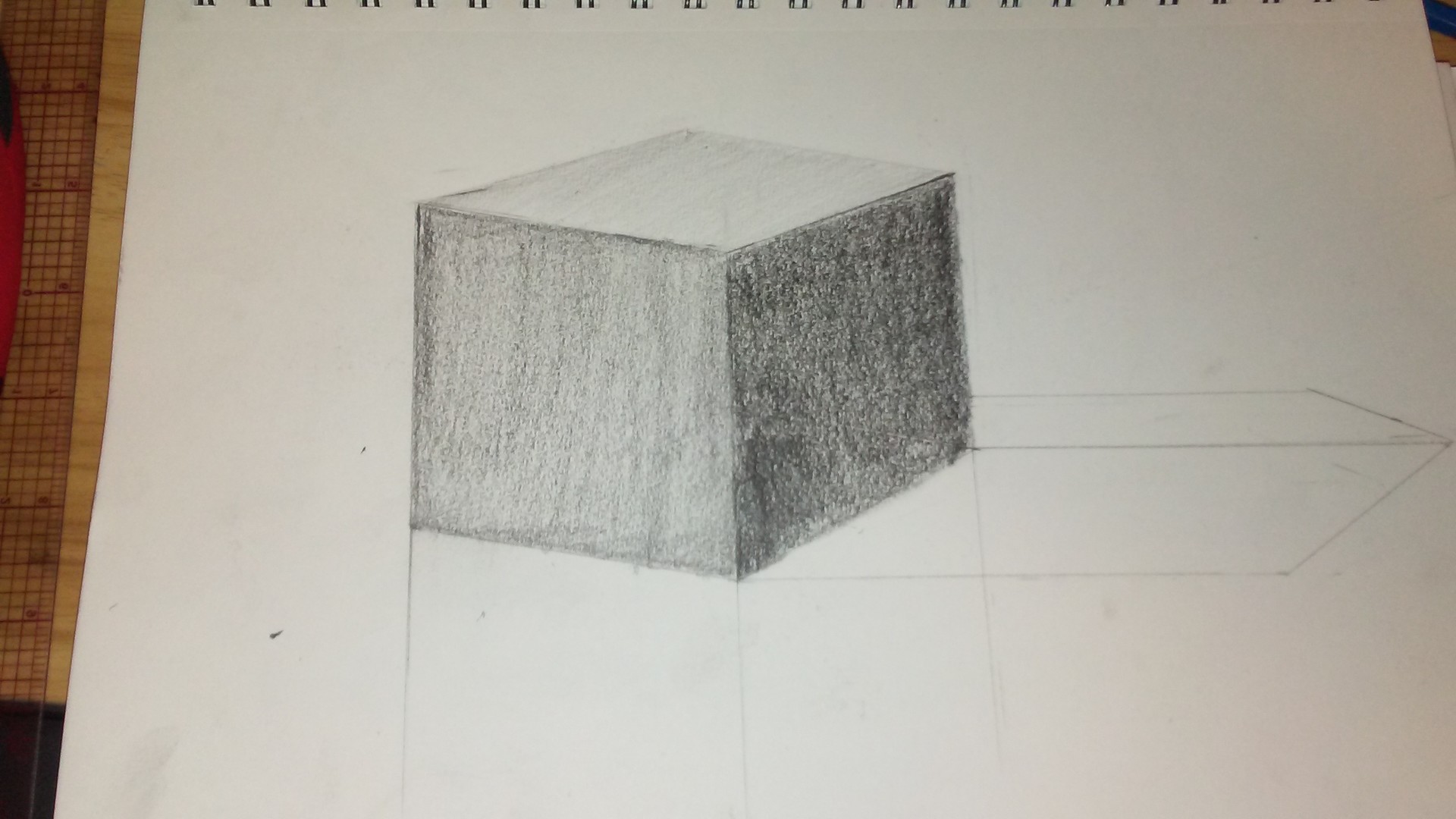 How To Draw A Cube With Shading
