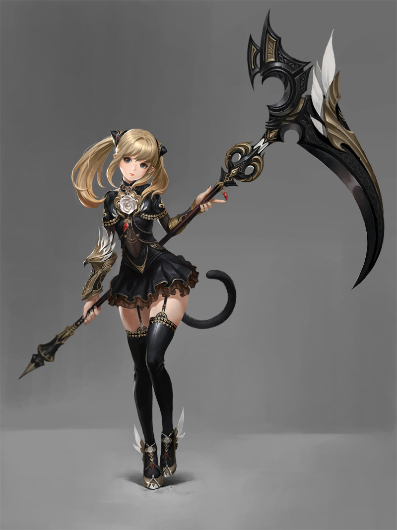 ArtStation - BW_girl_01