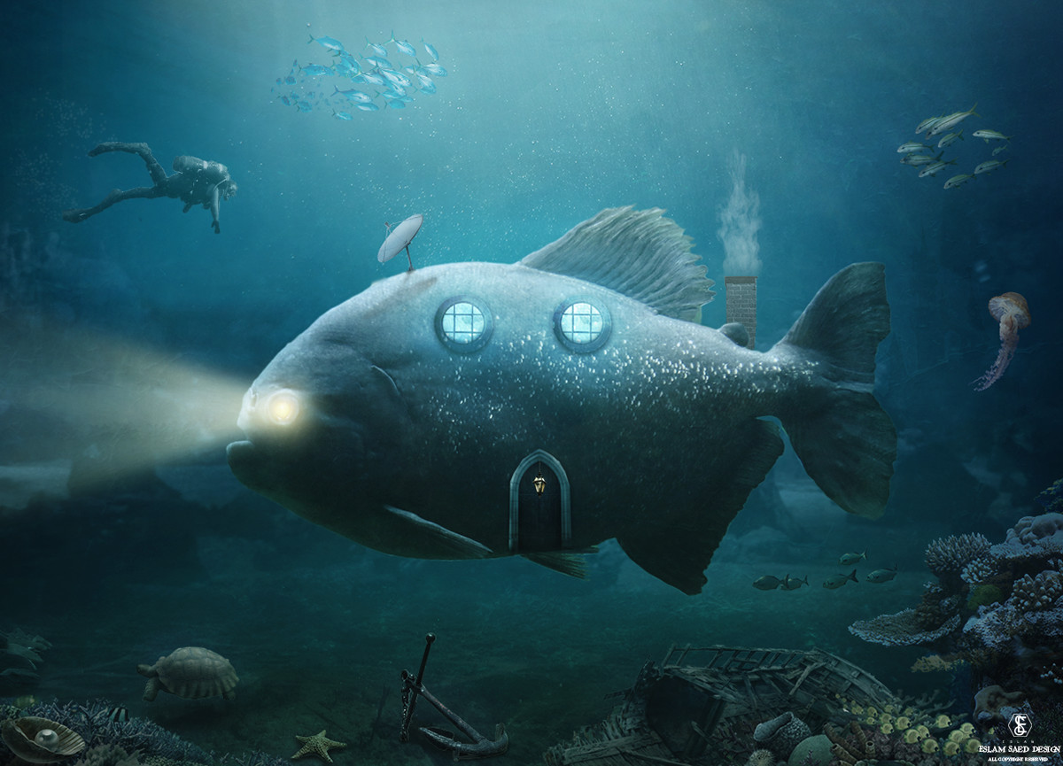 ArtStation - Strange life in the deep sea