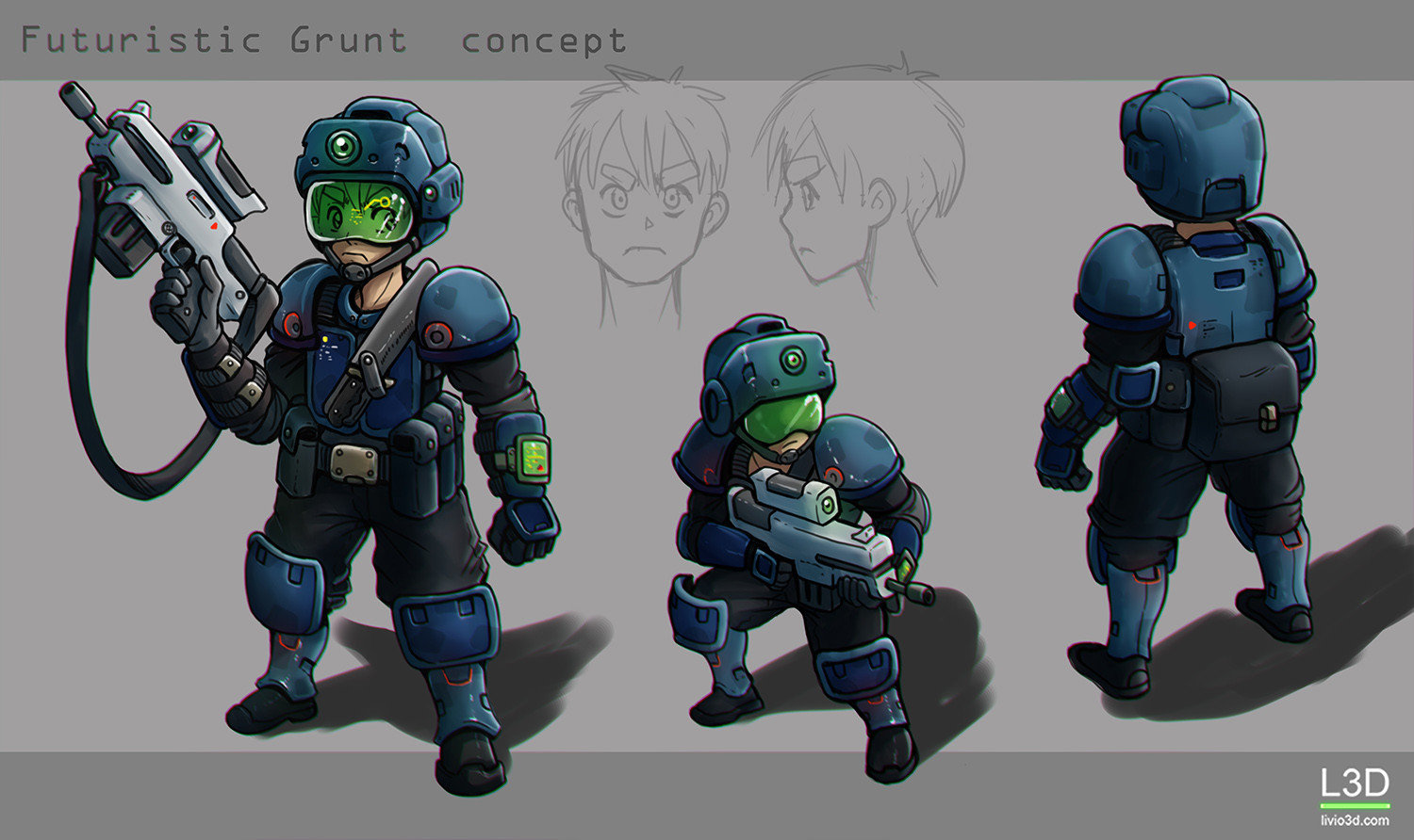 ArtStation - Soldier concept