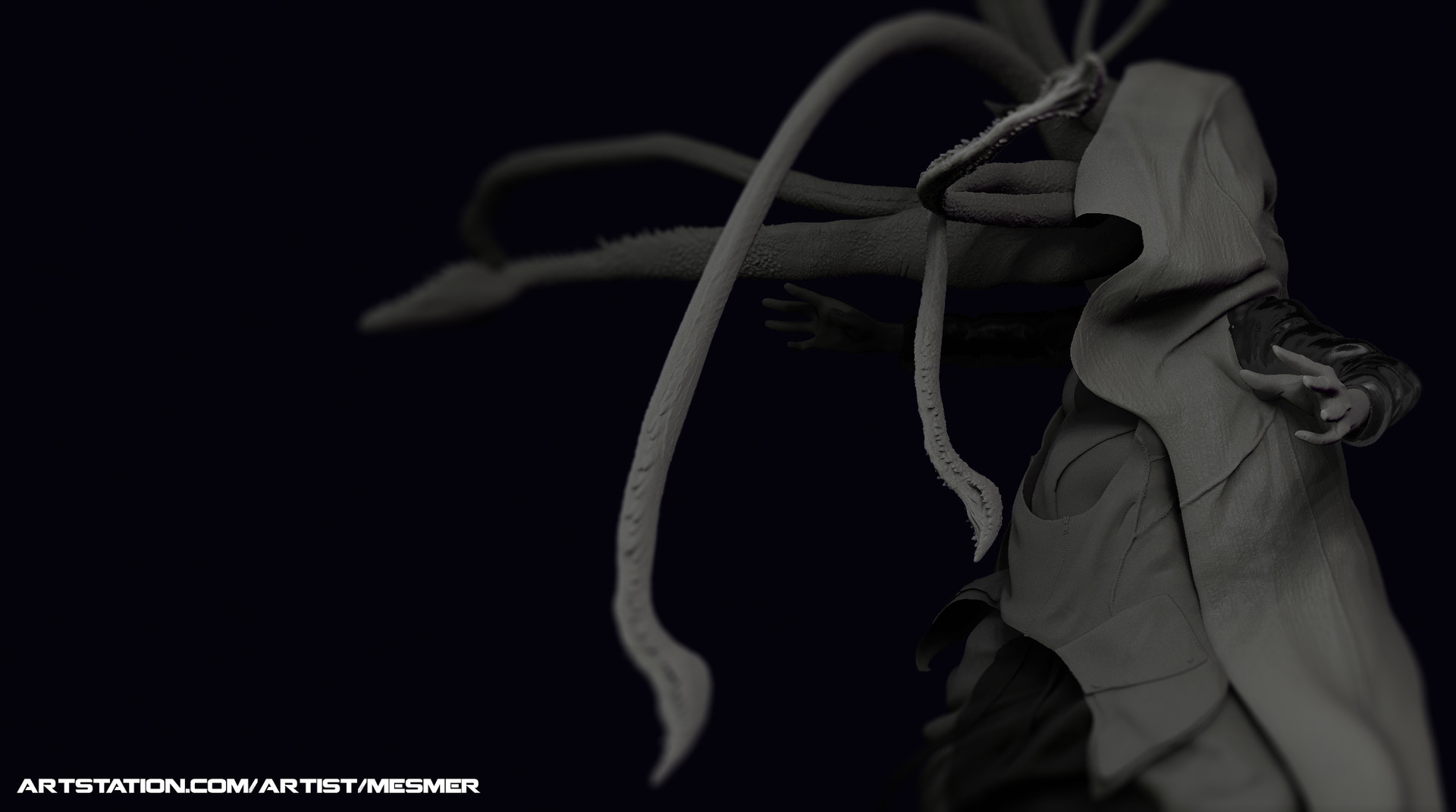 ArtStation - female monster concept