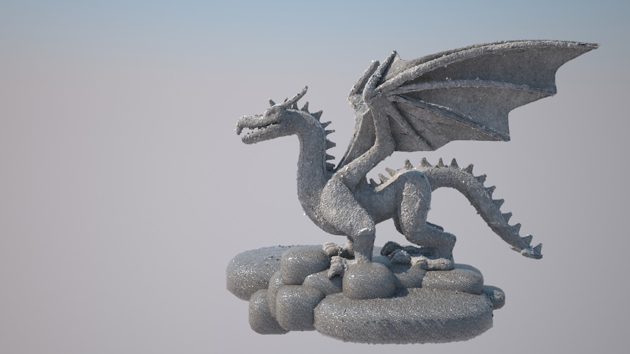 ArtStation - dragon statue