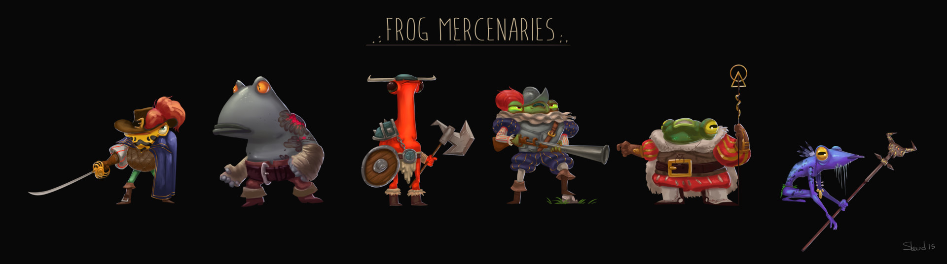 ArtStation - Frog Mercenaries
