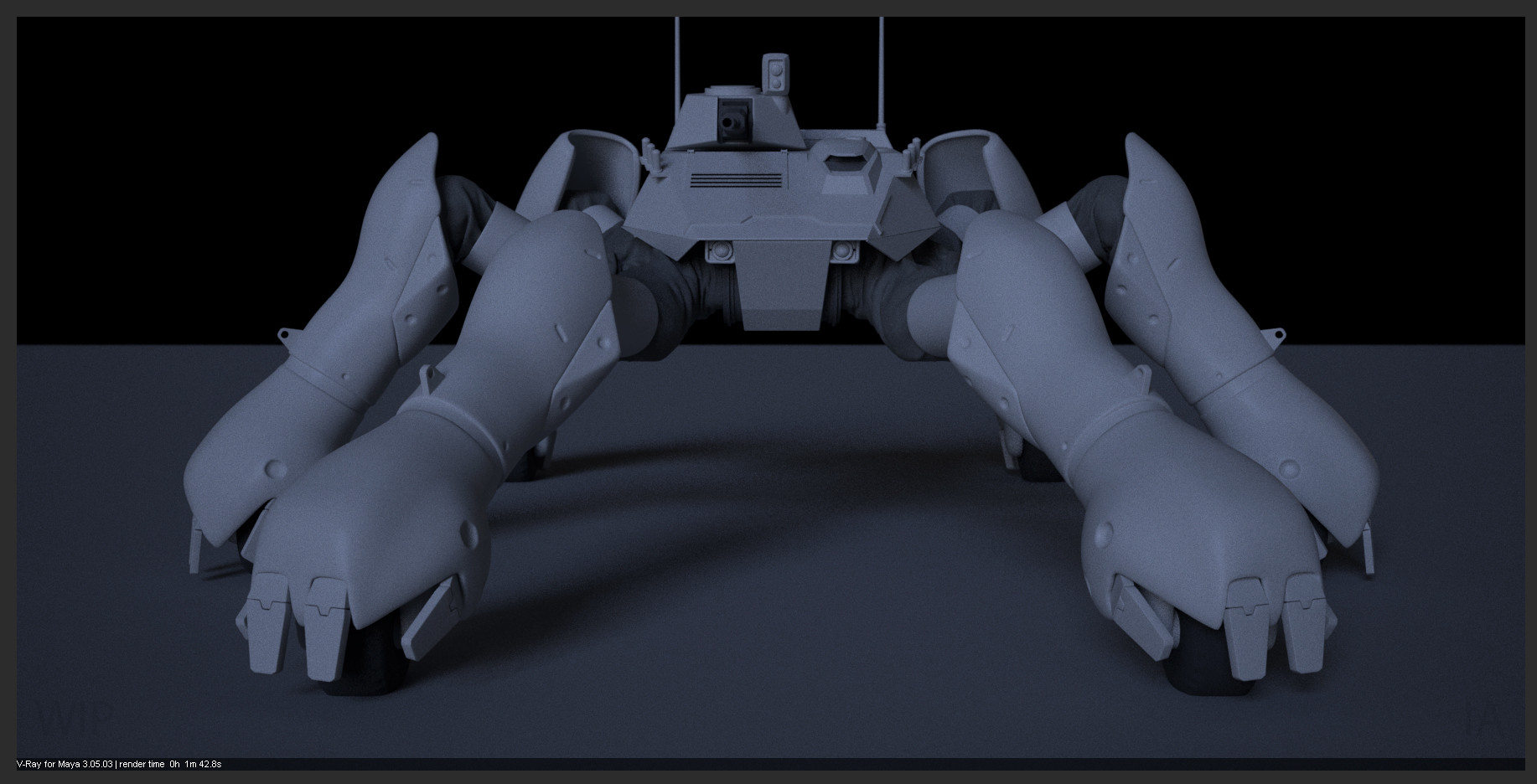 ArtStation - Patlabor Tank WIP Test render