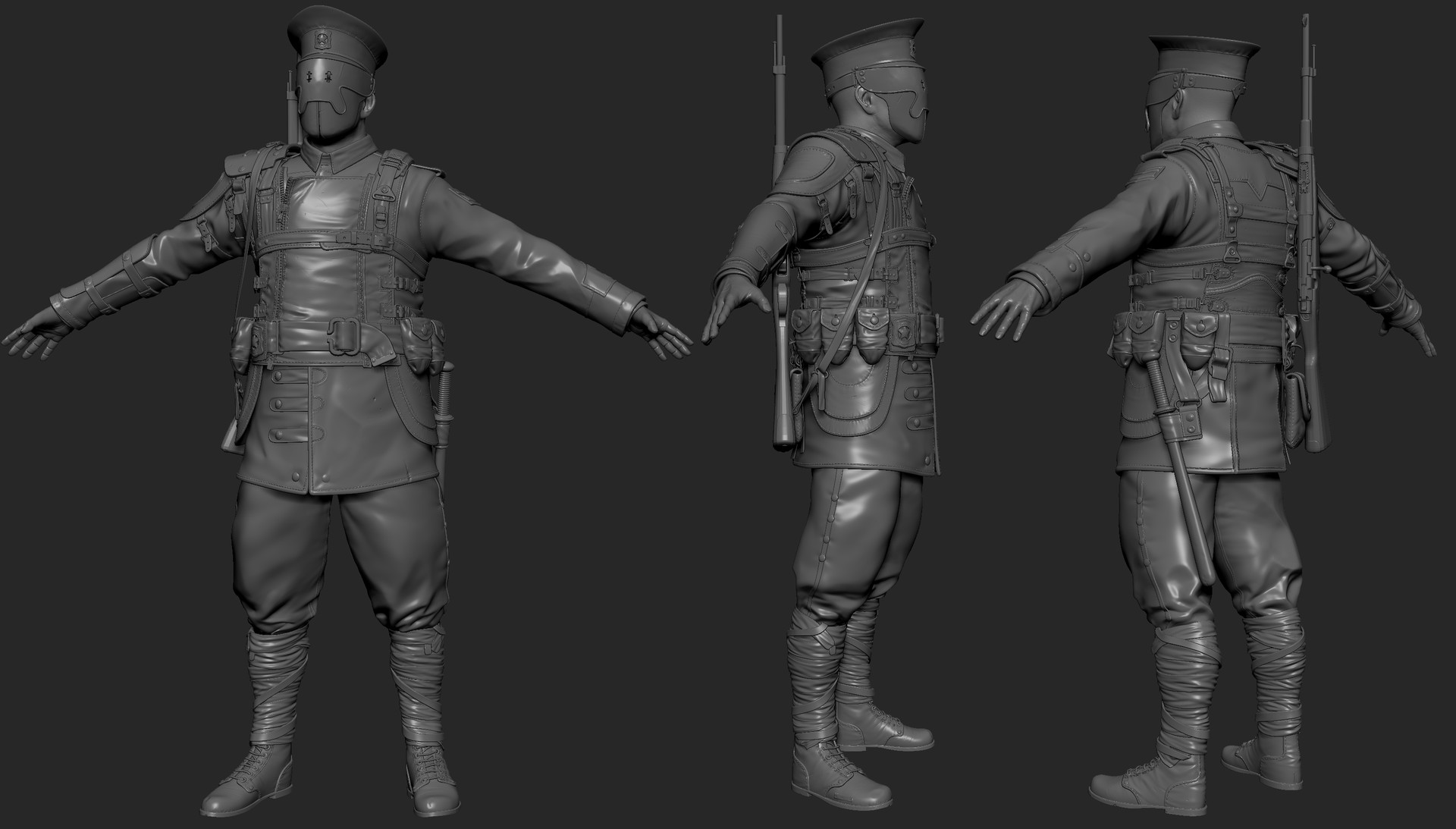 Evozon Game Studio - Steampunk Police Officer
