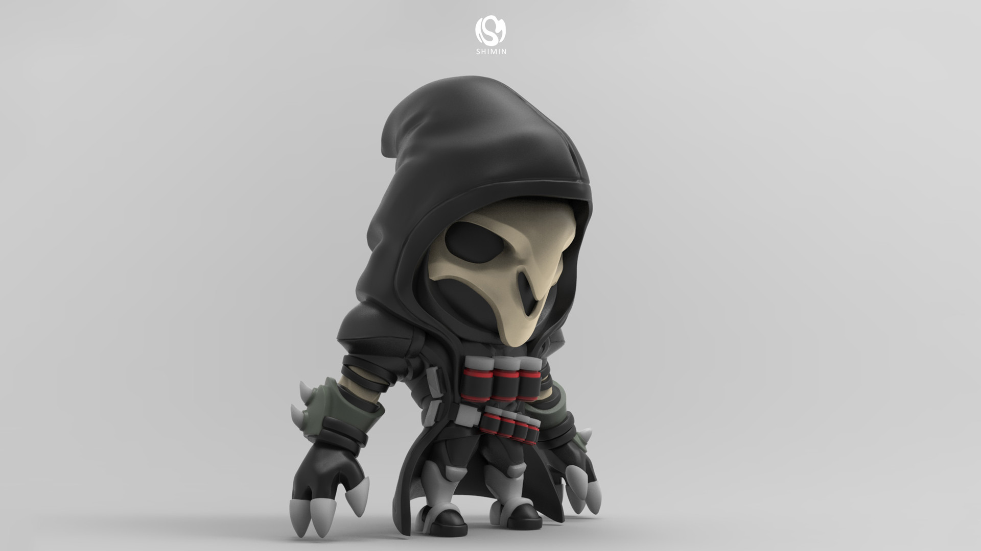 how to draw overwatch reaper easy