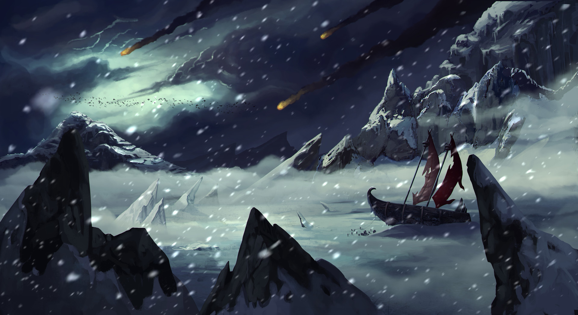 ArtStation - Illustrations for Endless Legend Trailers - Amplitude ...