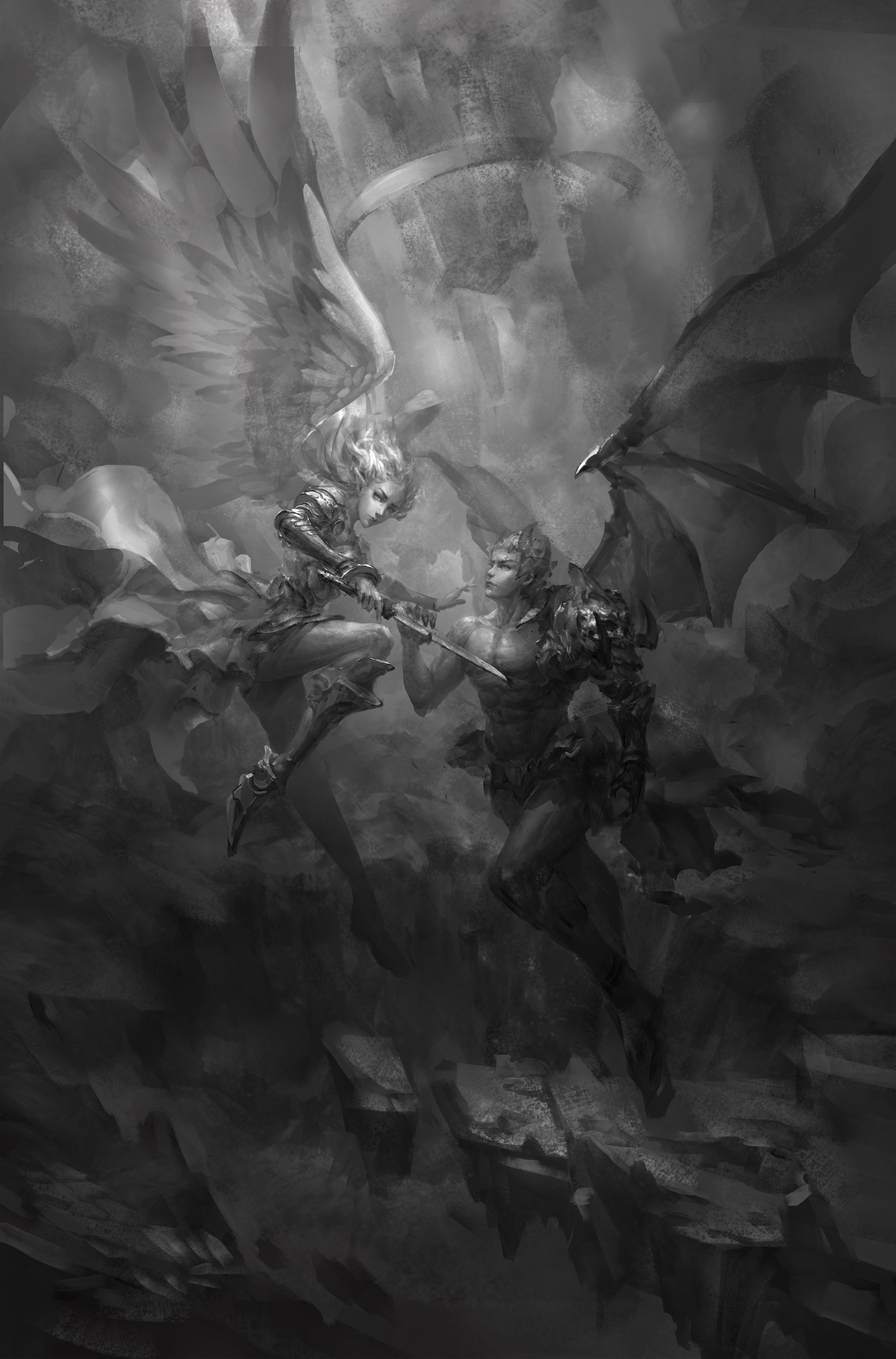 ArtStation - 天使&恶魔 Angel&Evil