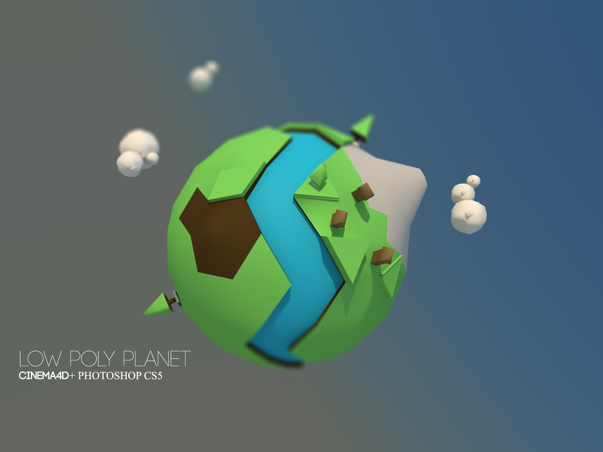 ArtStation - LOW POLY PLANET