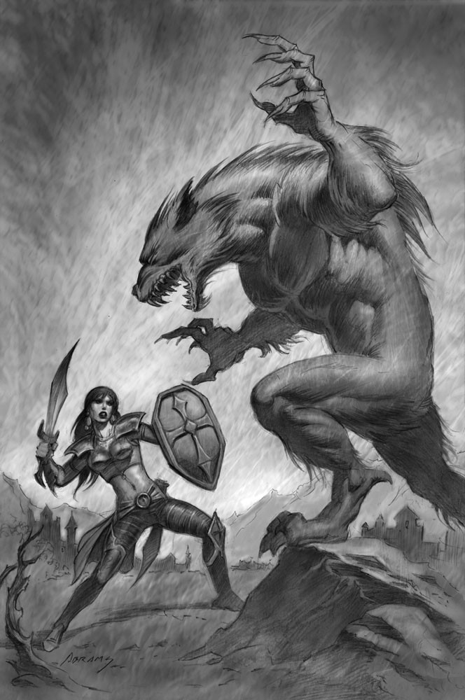 ArtStation - The werewolf Hunter