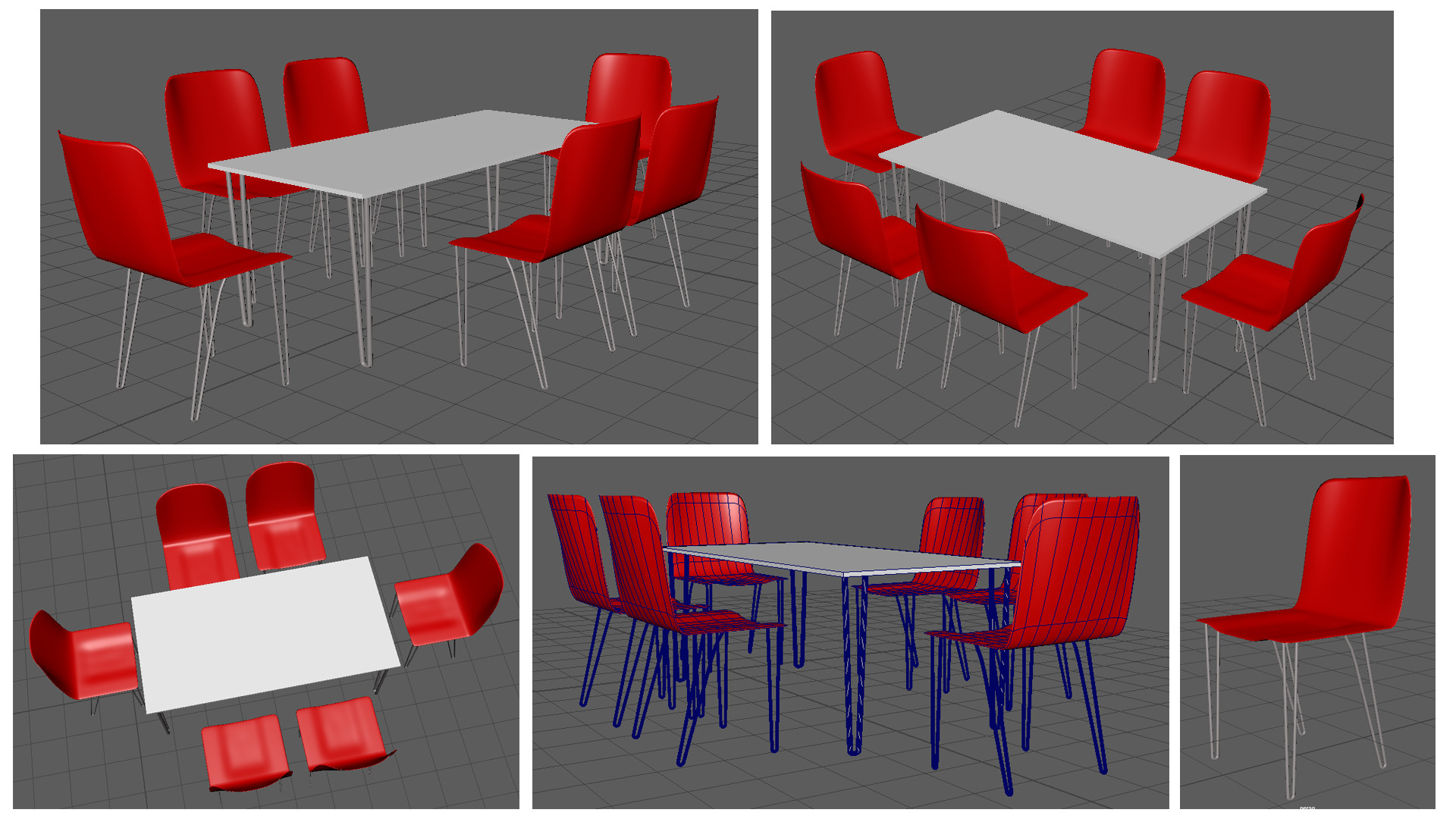 ArtStation - Table and Chairs