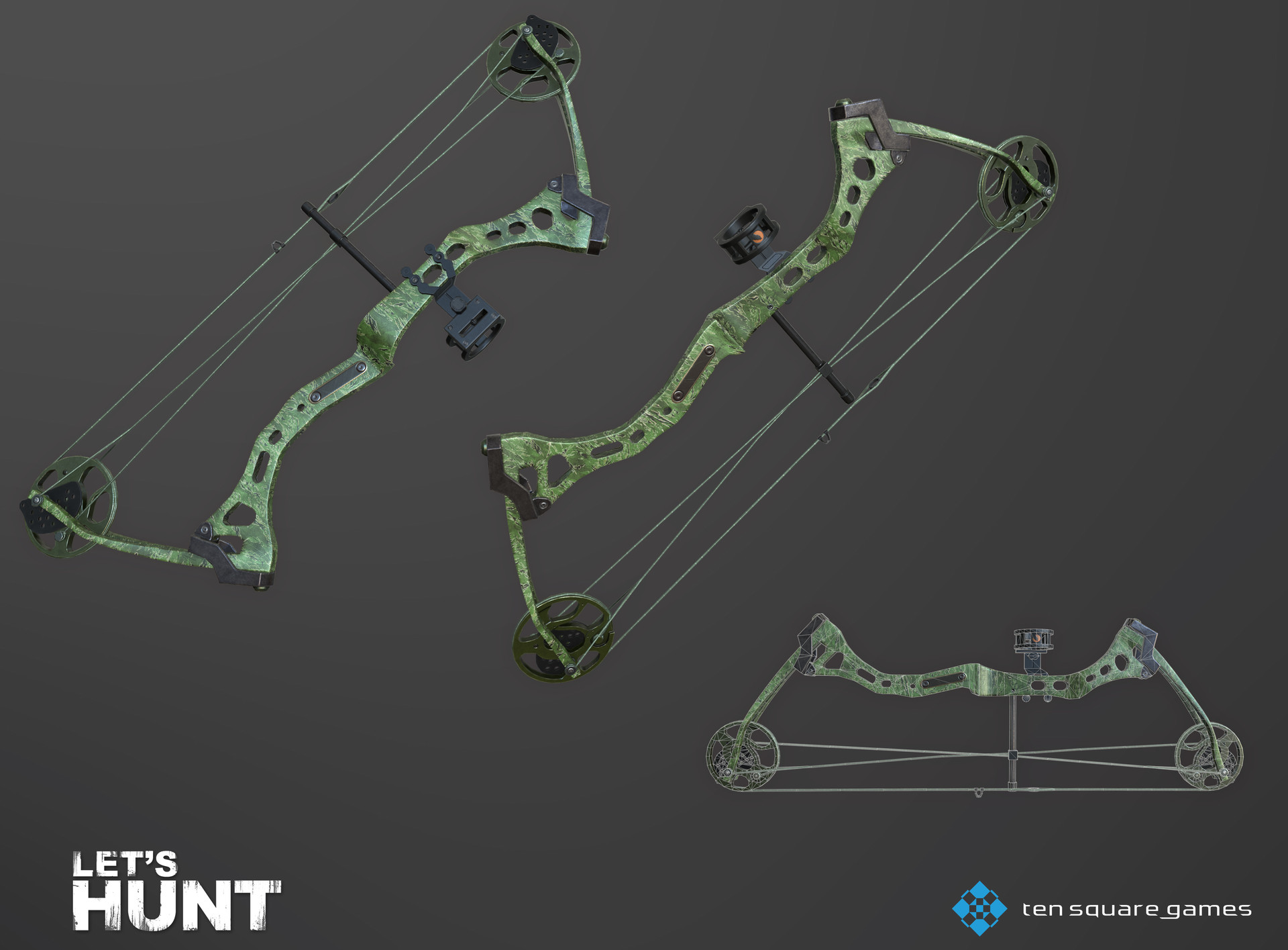 ArtStation - Compound bow
