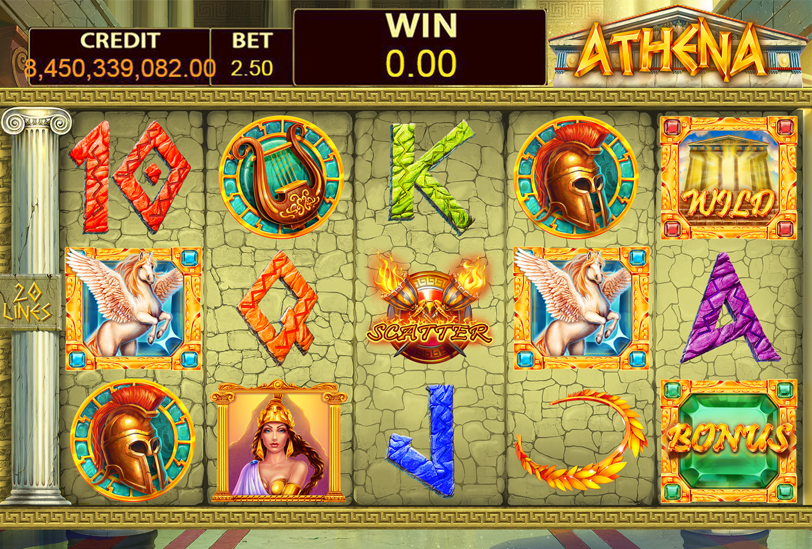 ArtStation - Slot machine - "Athena"