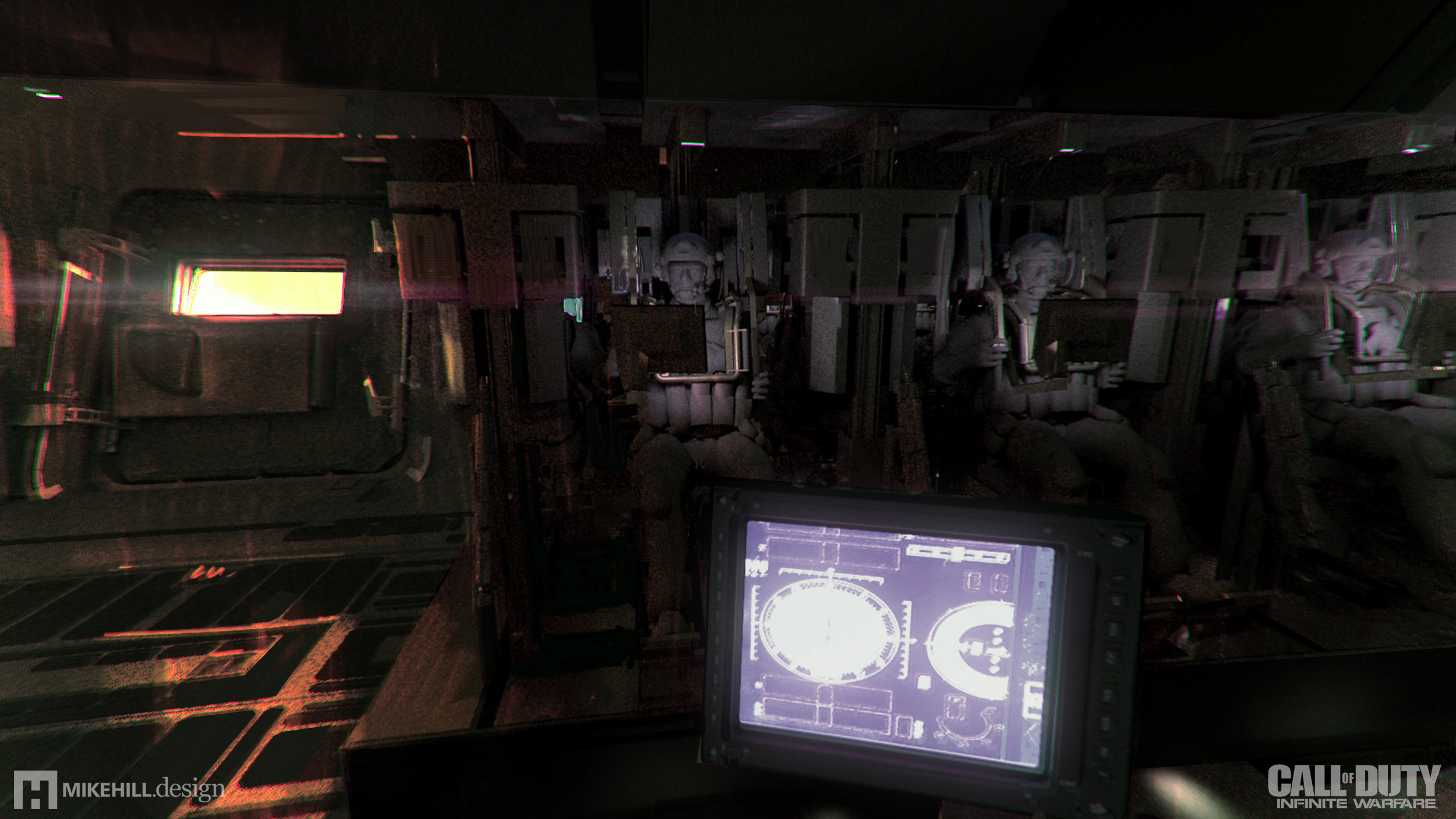 Mike Hill - Call of Duty Infinite Warfare - Raven Dropship