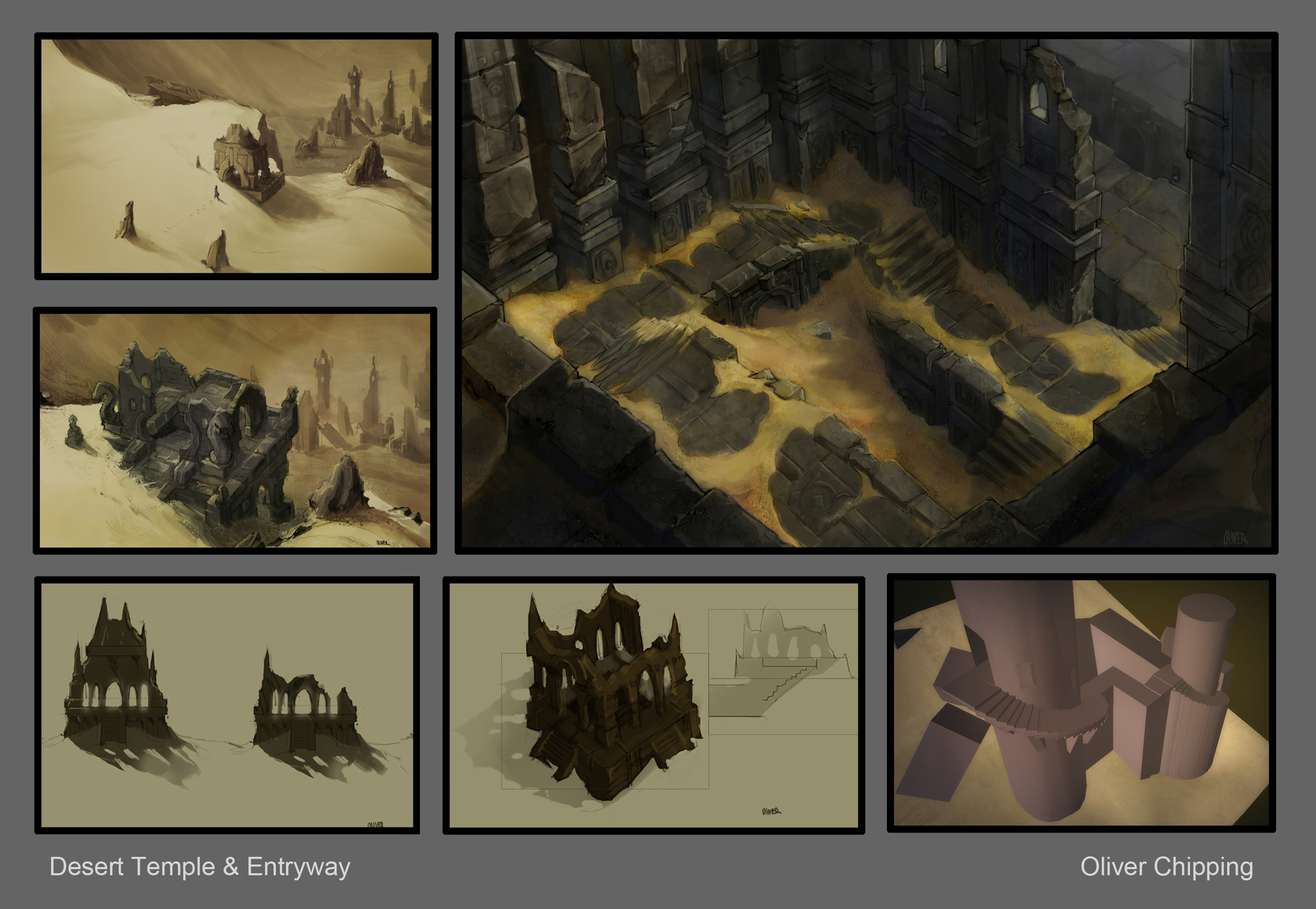 Diablo Concept Art Environment