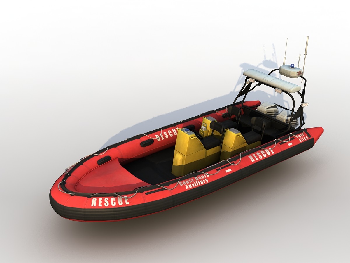 ArtStation - Rescue Boat