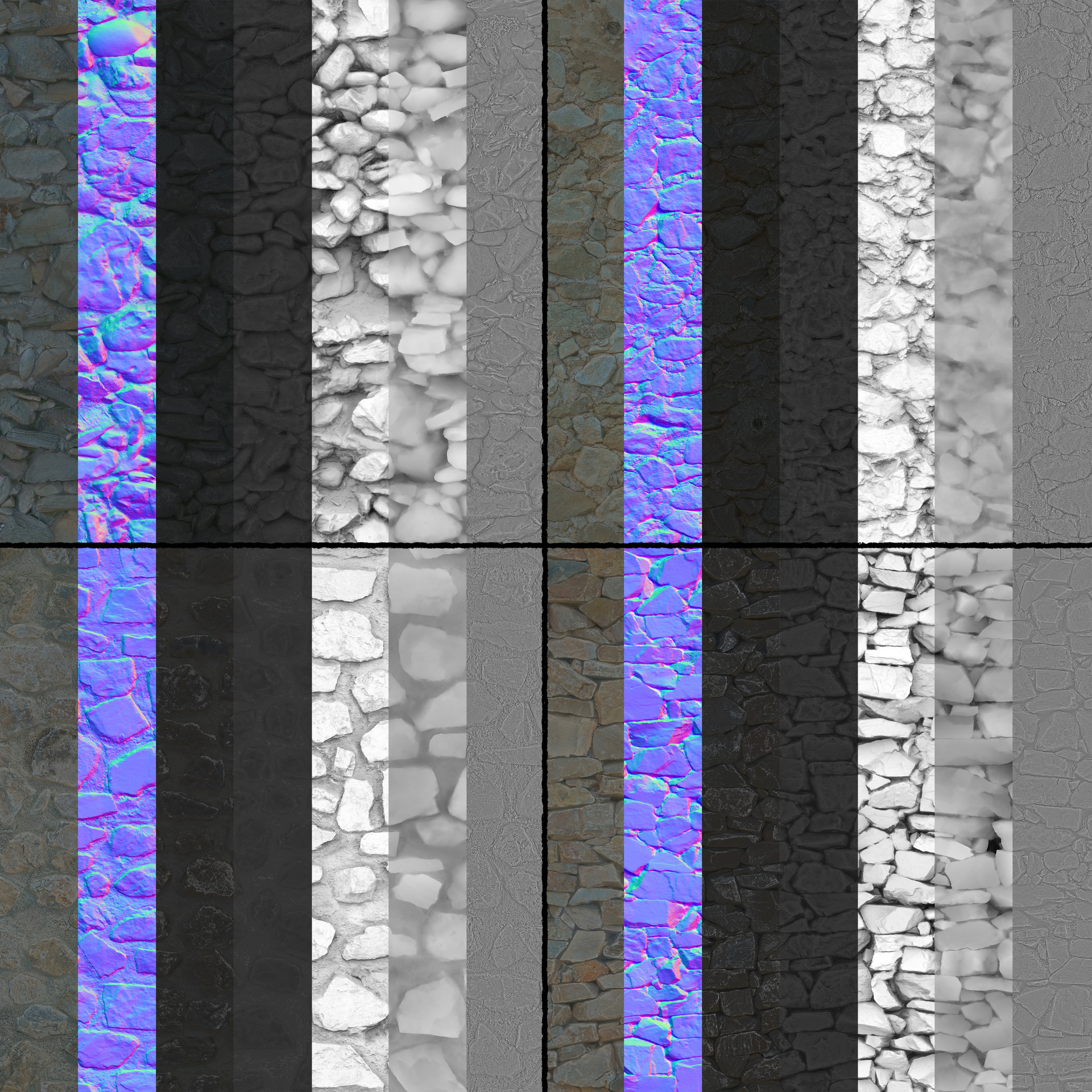 David Chumilla - Photogrammetry Tile Textures - Stonewall Pack 01 - Now ...