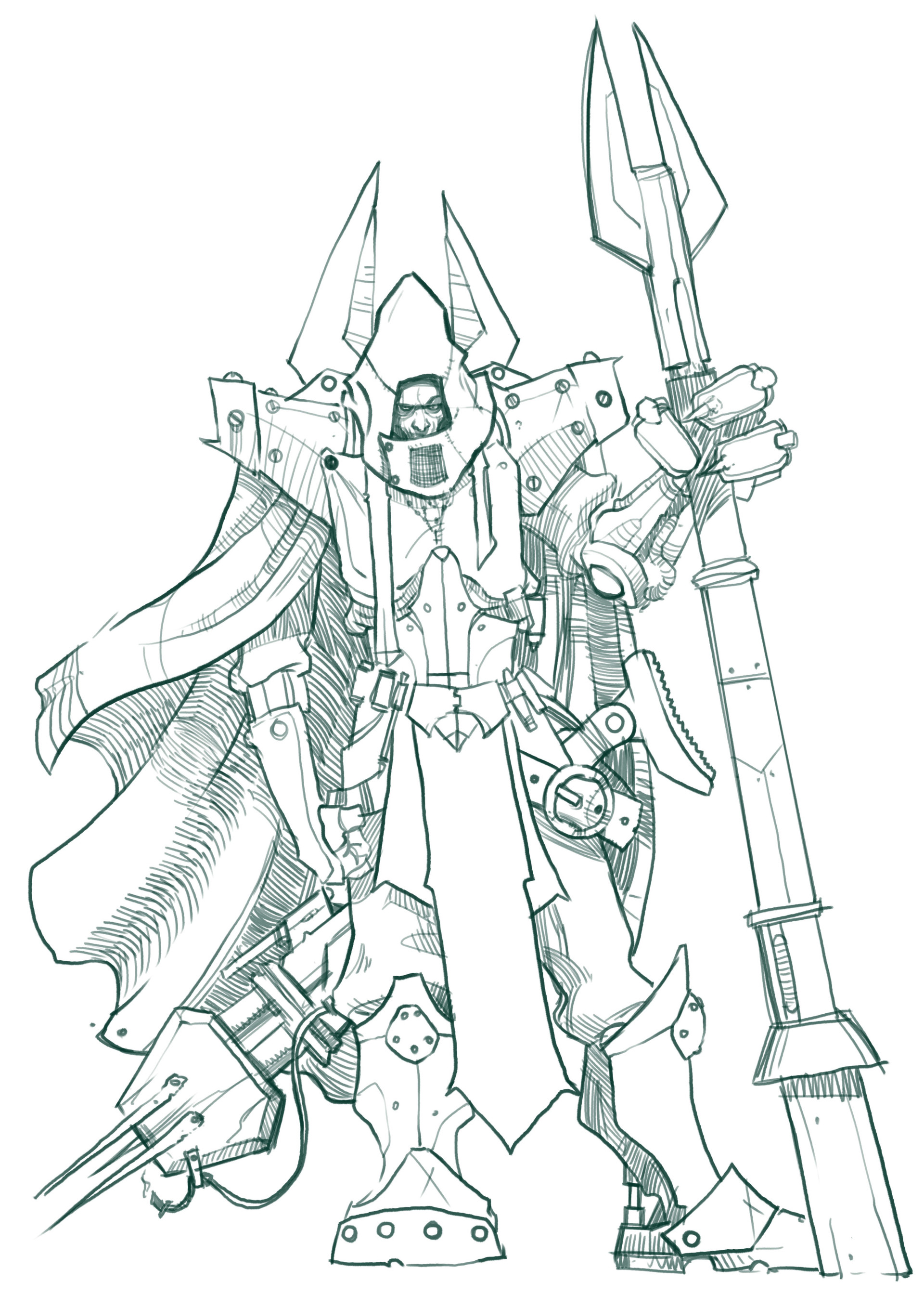 Emiliano Mariani - FALLEN A2P PROTOCOL - CONCEPT ART- CHARACTERS