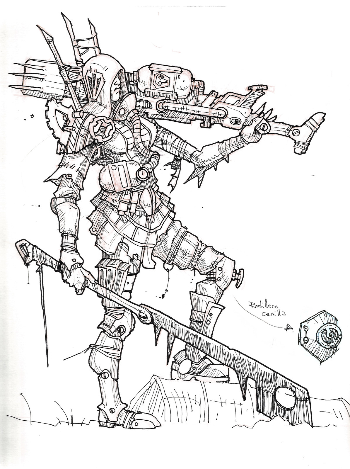 Emiliano Mariani - FALLEN A2P PROTOCOL - CONCEPT ART- CHARACTERS