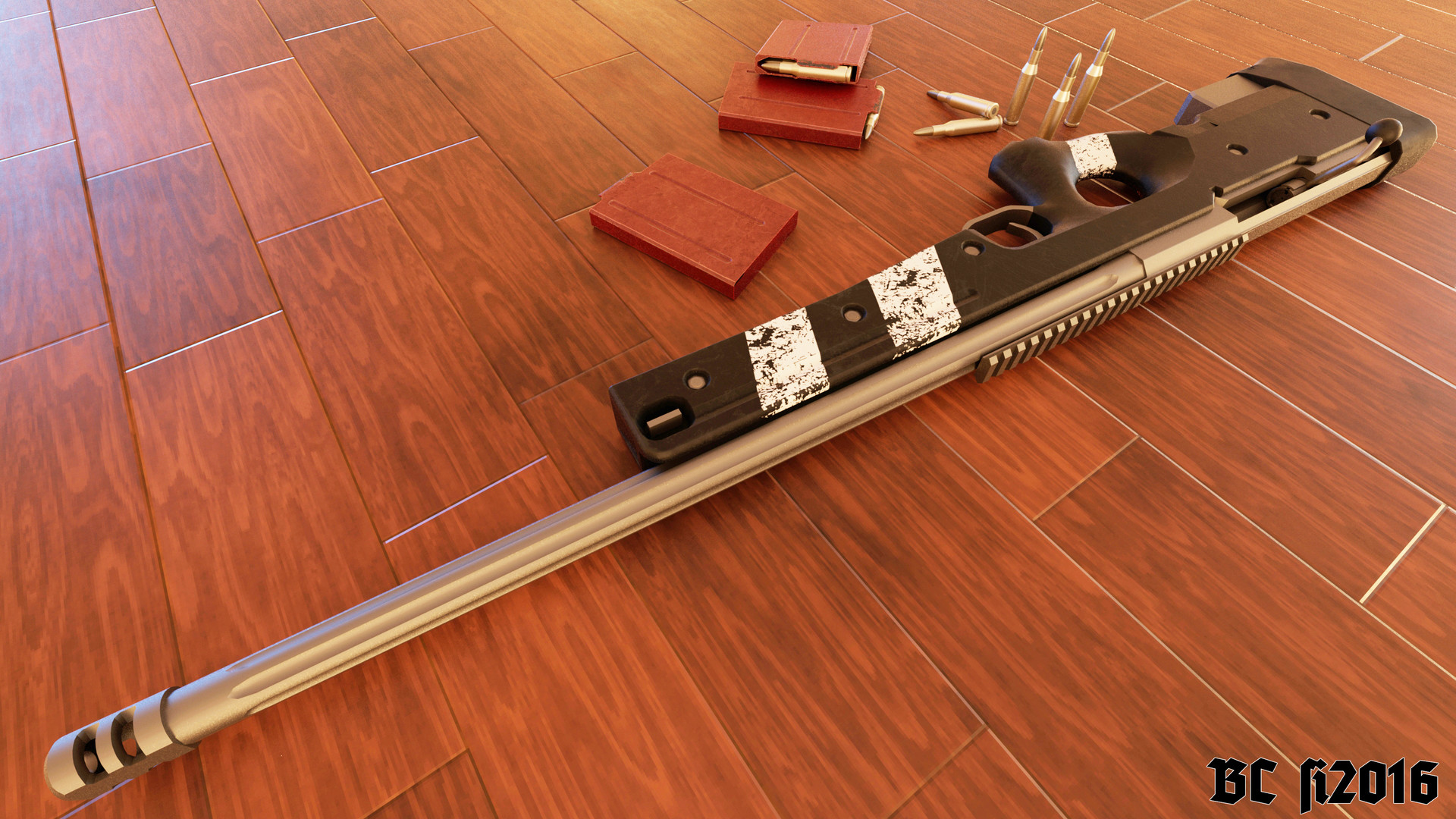 ArtStation - L96 Bullpup