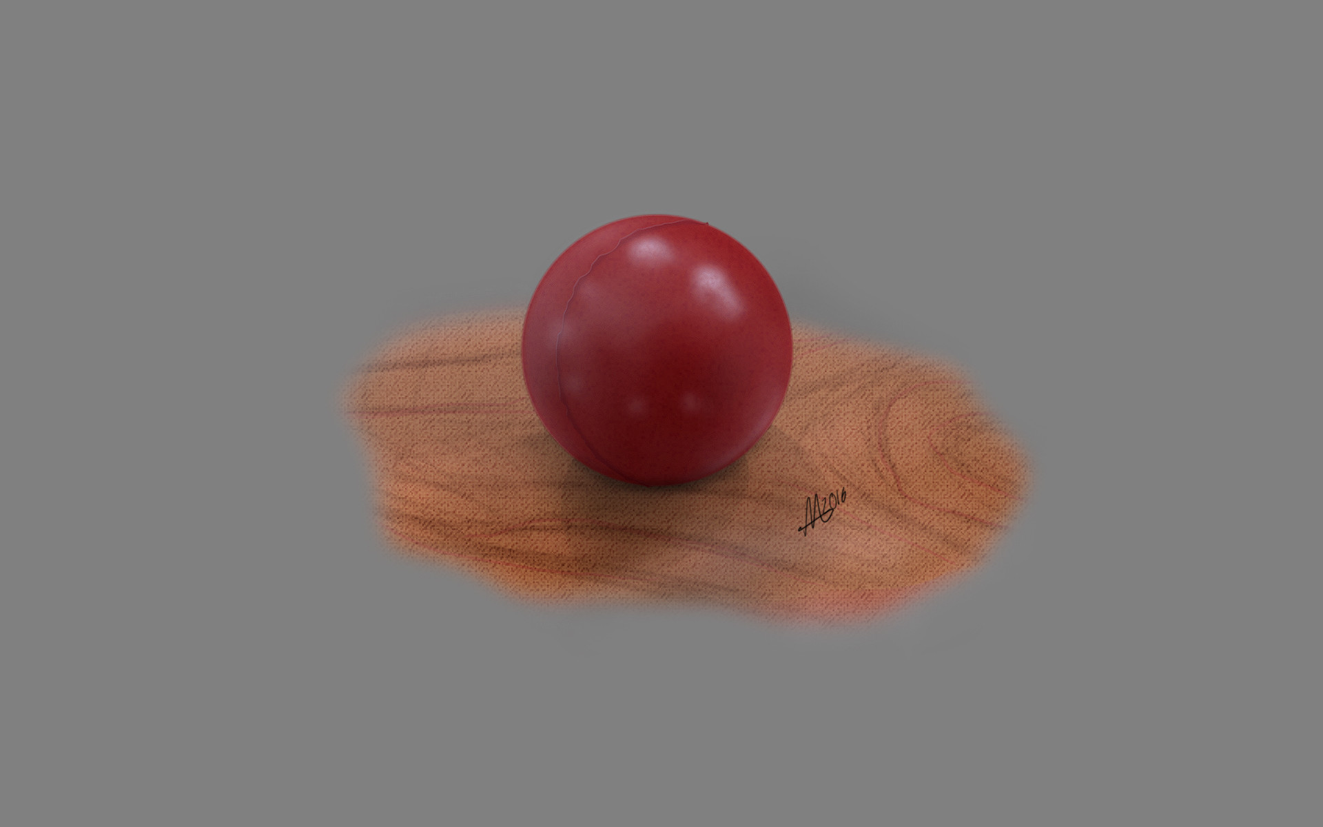 ArtStation - Stressball on my desk - Digital painting